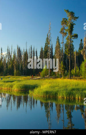Little Lava Lake, Cascade Lakes National Scenic Byway, Deschutes ...