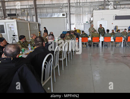 Lt. Col. Jose Lasso, Train, Advise, Assist Command-Air (TAAC-Air) deputy director of logistics ...