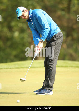 Vernon Kay during a Pro-AM round ahead of the 2025 BMW PGA Championship ...