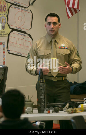 Sgt. Alexander Strait, explosive ordnance technician, Combat Center ...