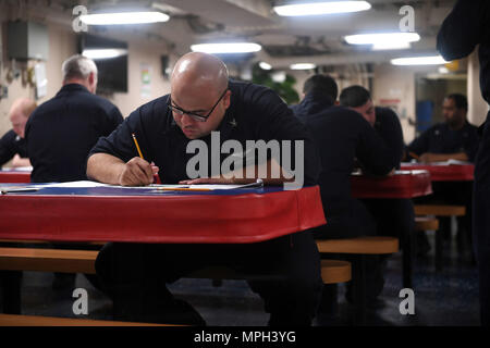 Mess SPECIALIST 2nd Class (AW) Marvin Ruth (Left) and Mess SPECIALIST ...