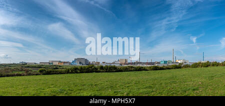 La Hague Nuclear waste reprocessing plant, Beaumont-Hague, Manche ...