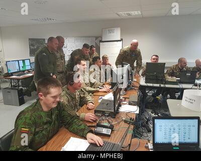 Soldiers of the 2500th and 250th Digital Liaison Detachments work with ...