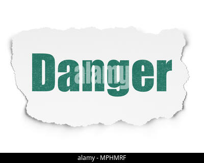 Safety concept: Protect on Torn Paper background Stock Photo - Alamy