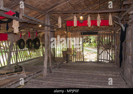 Rungus Longhouse at the Mari Mari Cultural Village, Kota Kinabalu ...