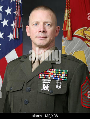 Sgt. Maj. Timonthy J. Rudd command photo Stock Photo - Alamy