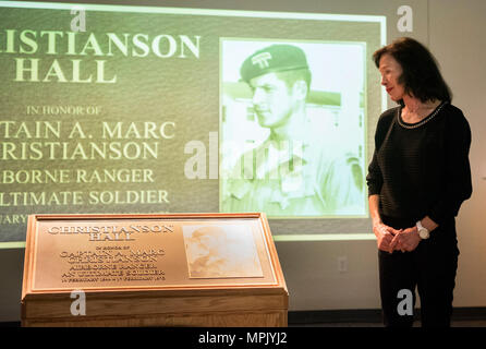 Dr. Betsy Christianson, widow of Capt. A. Marc Christianson III ...