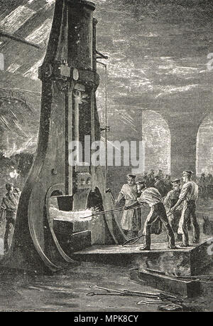 Steam Hammer, 19th Century Stock Photo - Alamy