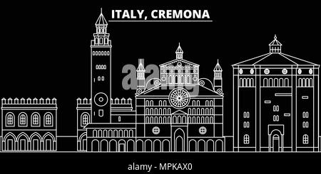 Italy, Cremona. City skyline, architecture, buildings, streets ...