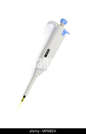 Pipette, Adjustable Volume Micropipette, Cut Out Stock Photo - Alamy