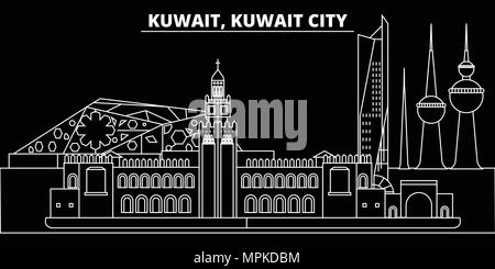 Kuwait Buildings line drawing Stock Vector Image & Art - Alamy