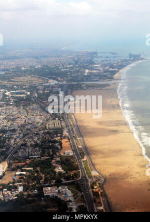 Aerial of Madras Chennai ; Tamil Nadu ; India Stock Photo - Alamy