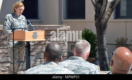 Chief Master Sgt. Melissa Erb, 377th Security Forces Group chief ...