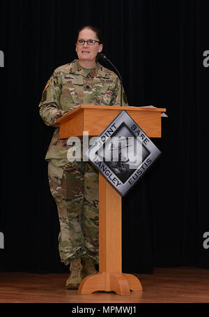 U.S. Army Lt. Col. Heidi Mon, McDonald Army Health Center commander ...