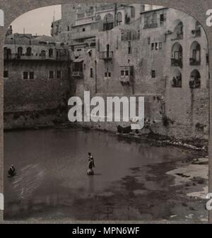 Hezekiah's Pool in Jerusalem, water conduit, build, divert water, city ...