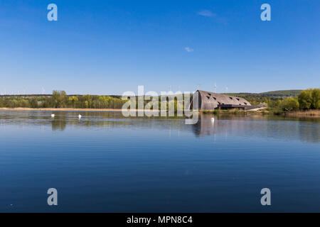 quarry lake in Remerschen Stock Photo - Alamy