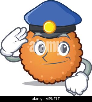 Detective chocolate biscuit character cartoon Stock Vector Image & Art ...