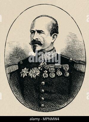 Louis Jules Trochu, a French military leader and politician, during ...