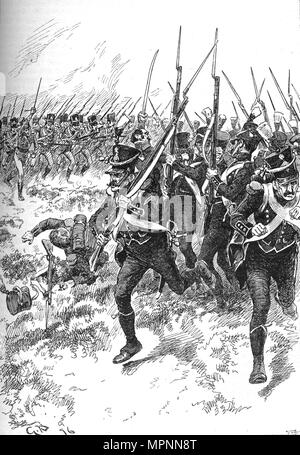 The Battle of Maida, Calabria, Napoleonic Wars, Italy, 4 July 1806 ...