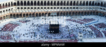 Makkah Saudi Arabia Aerial View Of Ka'aba Stock Photo - Alamy