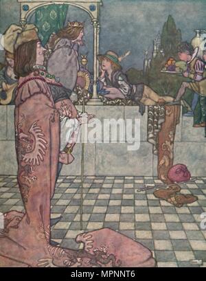 Colour illustration by William Heath Robinson depicting one of his ...
