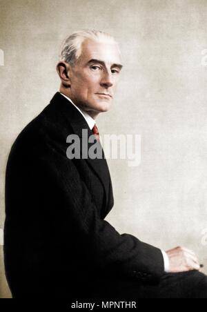 Photograph of Maurice Ravel (1875-1937) a French composer, pianist and ...