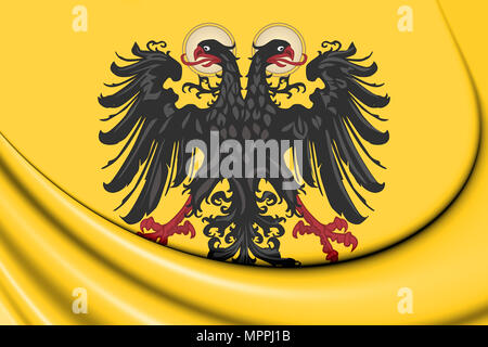 Flag of Holy Roman Empire (1400-1806). Close Up Stock Photo - Alamy