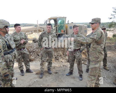 1st Lt. Mike Taylor, an engineer platoon leader with Bandit Company ...