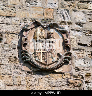 Coat of Arms Durham Cathedral Stock Photo - Alamy