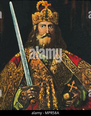 Karl der Große, 742-814. König der Franken und Kaiser des Heiligen ...