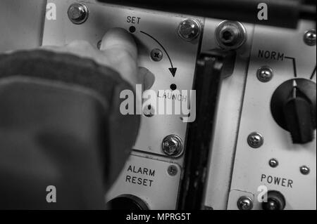 First Lt. Paul Lee, 321st Missile Squadron missile combat crew ...