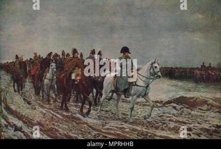 Campaign of France ( Emperor Napoleon ) 1814 Ernest Meissonier Stock ...