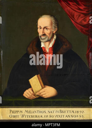 Philipp Melanchthon 1497 1560 by Lucas Cranach Wittenberg German Stock ...