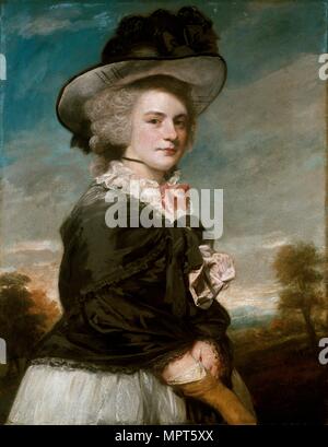 Sir Joshua Reynolds, Lady Elizabeth Hamilton, portrait painting as a ...