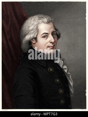 'Mozart', 19th century. Artist: C Cook Stock Photo - Alamy