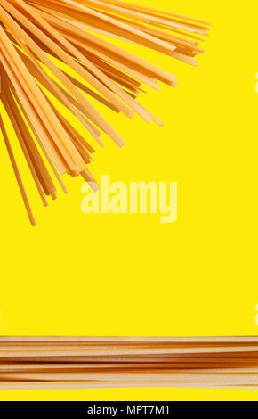 Composition with different tasty uncooked pasta - Italian pasta ...