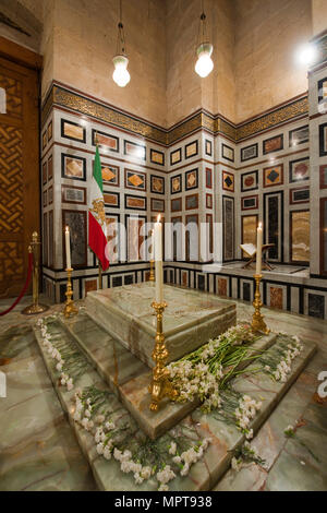 The tomb of Mohammad Reza Pahlavi the last shah of Iran in the Al Rifai ...