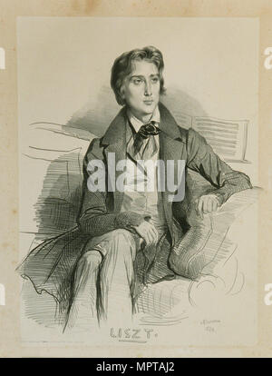 Portrait of the Composer Franz Liszt (1811-1886), 1871. Private ...
