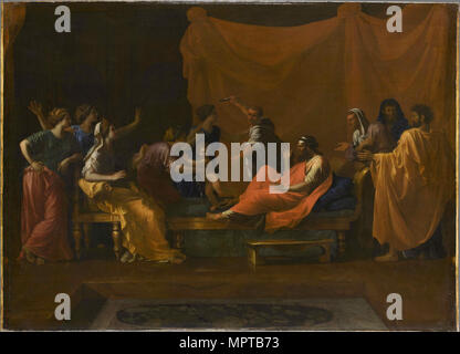 'Infant Moses Trampling the Pharaoh`s Crown'. Italy, 1720s. Dimensions ...