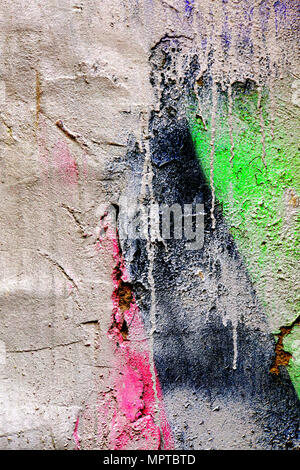 Palestine Flag Painted on Weathered Concrete Wall Stock Photo - Alamy