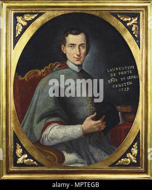 Lorenzo Da Ponte 1749-1838 portrait librettist of Mozart`s Figaro, Don ...