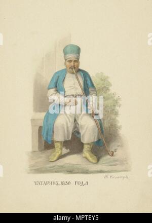 Kazan Tatar Man (From the series Clothing of the Russian state), 1869 ...