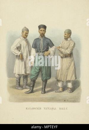 Russian Tartars or Tatars Stock Photo - Alamy