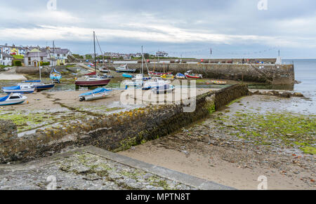 UK, Cemaes, Anglesey. 20th May 2018. Views from around the harbour at ...