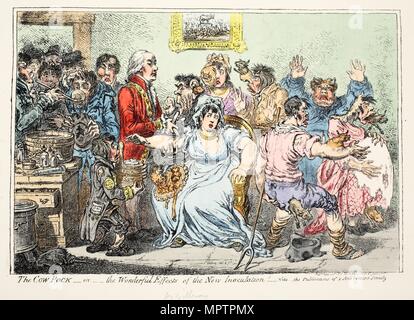 'THE COW POCK' or, the Wonderful Effects of the new Inoculation ...