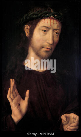 Hans Memling - Christ Blessing Stock Photo - Alamy