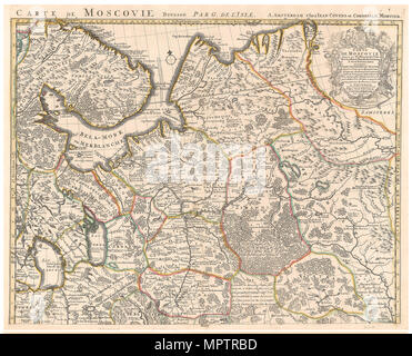Map of Muscovy Stock Photo - Alamy