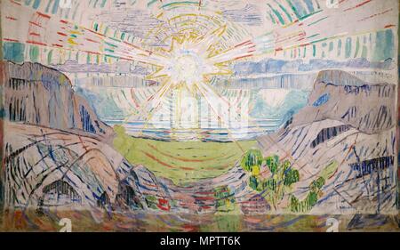 Edvard Munch The Sun Stock Photo - Alamy