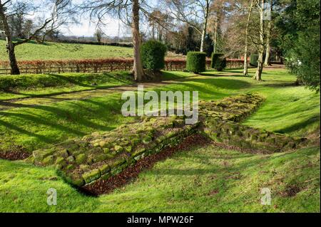 Aldborough - ruins of Roman town Isurium Brigantum in North Yorkshire ...