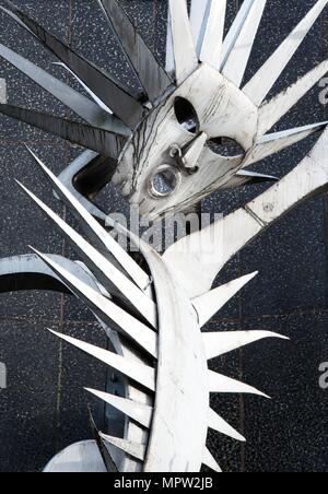 'Man of Fire', sculpture by David Wynne, Hanley, Stoke-on-Trent ...